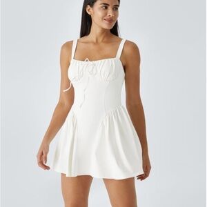 HALARA | Dresses | Halara Softlyzero Airy Tie Front Dress | Poshmark